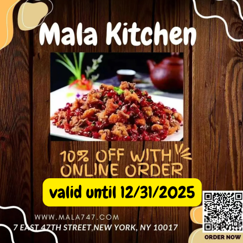 Mala Kitchen - Chinese Restaurant | Online Order | New York | NY